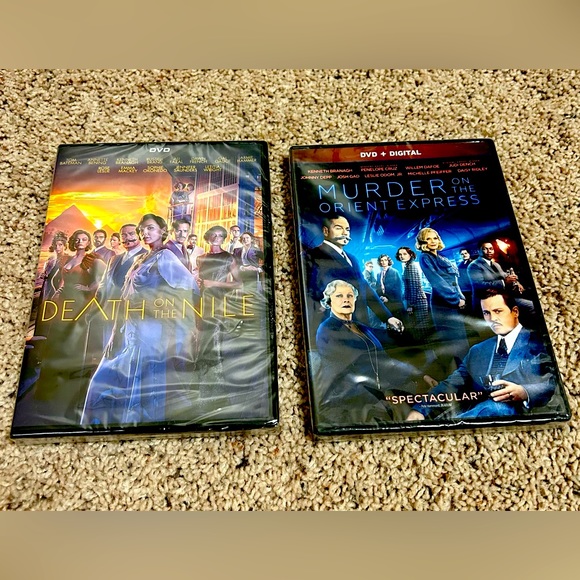 Media | Dvds Death Of The Nile And Murder On The Orient Express | Poshmark